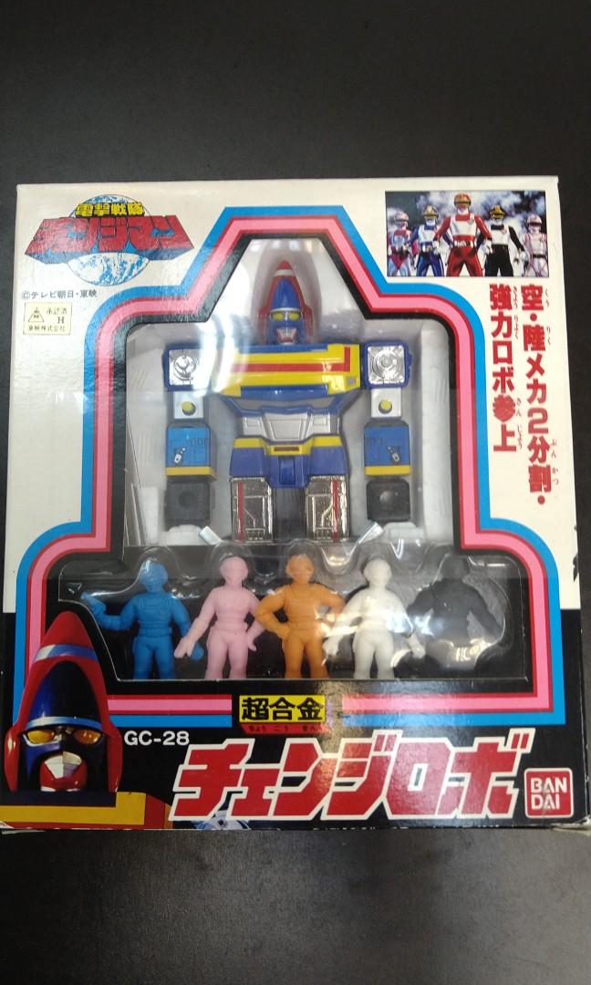 日版 超合金 POPY GC-28 電擊戰隊 Changeman Change Robo, 玩具 & 遊戲類, 玩具 - Carousell