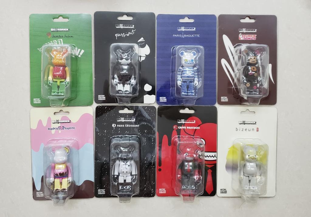 全新 Medicom Bearbrick 100% SPC Kinki Robot Korea Exclusive set of 8 Be ...