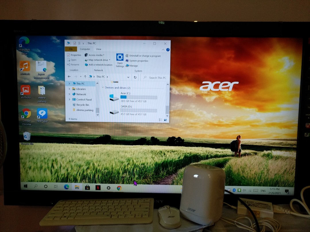 Acer Revo 1 RL85 Mini Desktop, Computers & Tech, Desktops on Carousell