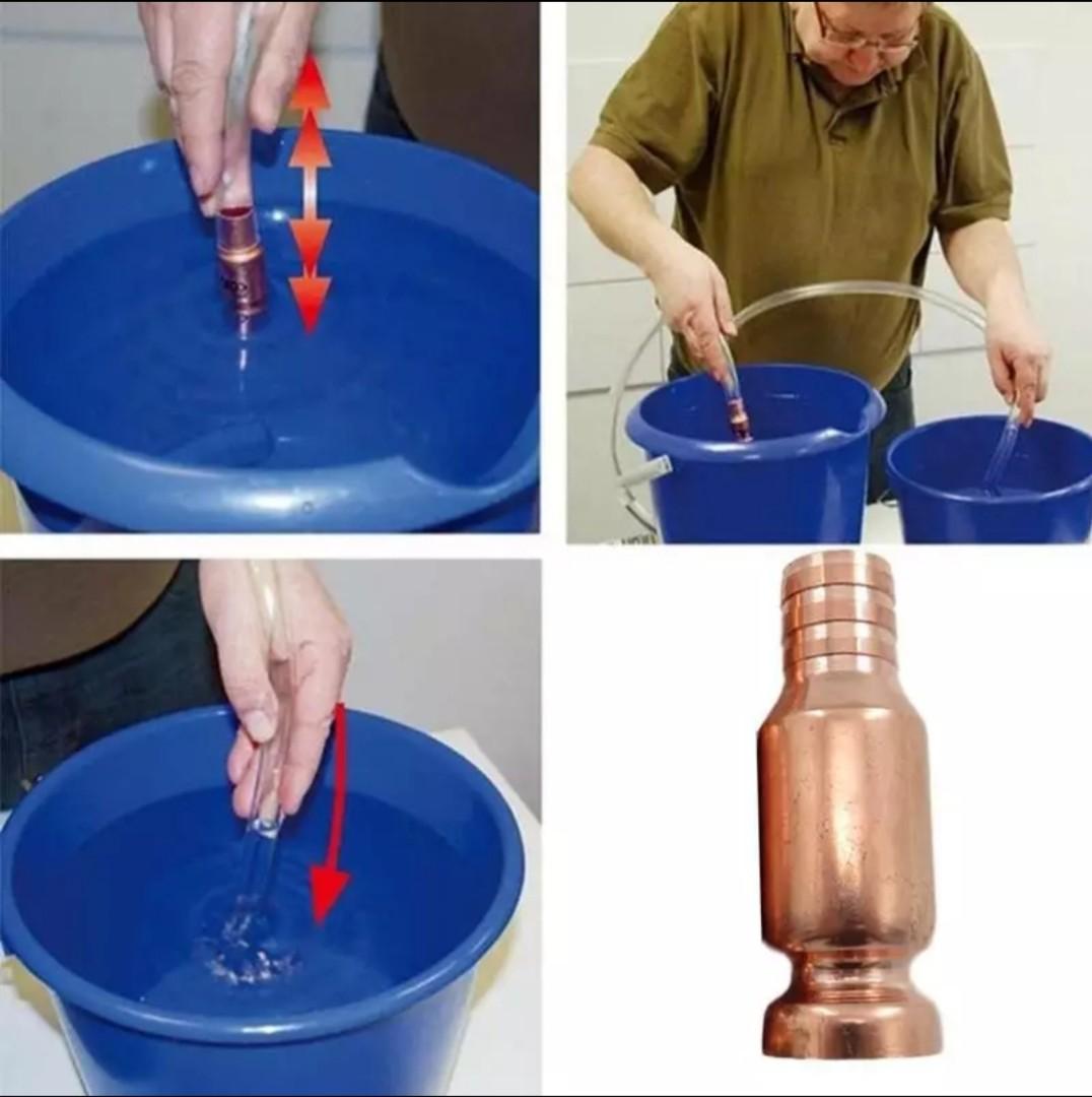 AdBlue Fluid Self Priming Siphon Hose Manual Suction Pipe Fuel Water ...