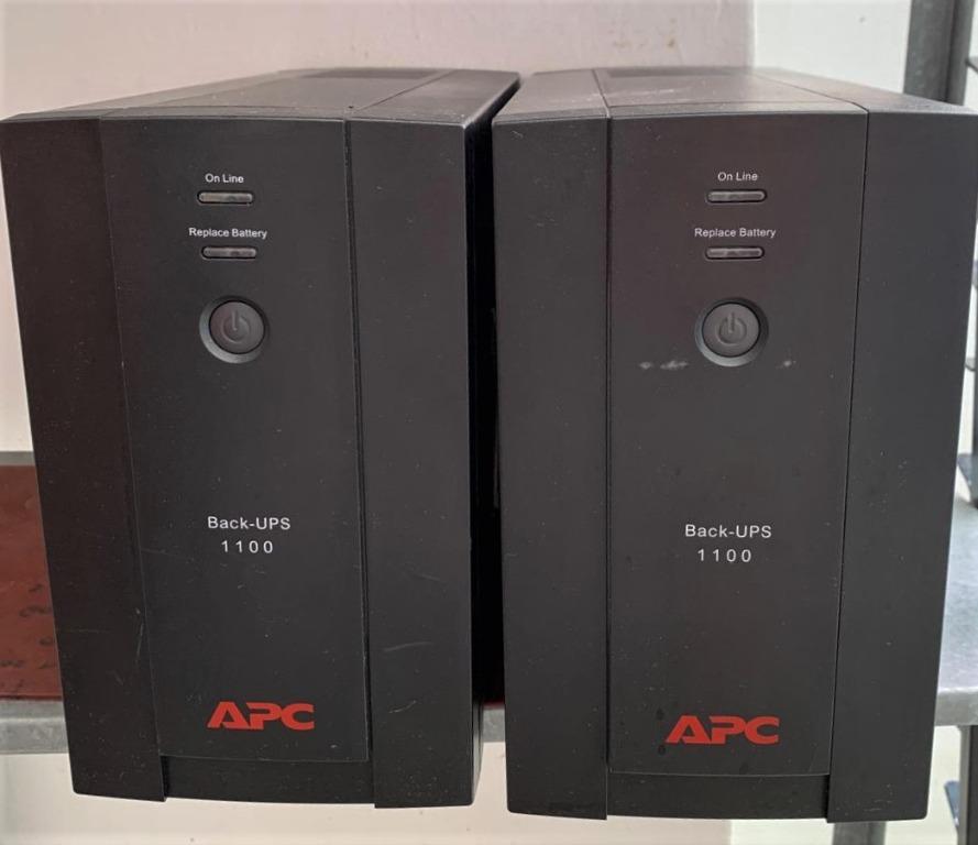 APC Back UPS 1100 (2 units), Computers & Tech, Parts & Accessories ...