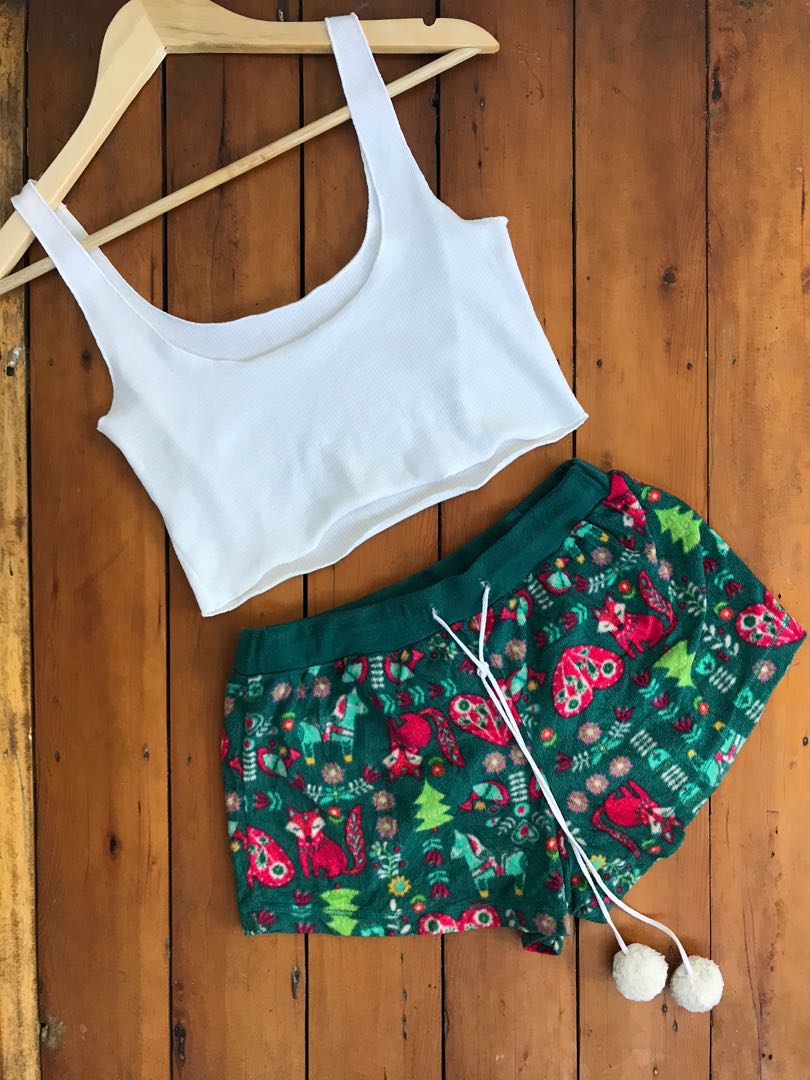 Authentic Francesca's apparel USA cozy shorts, Women's Fashion, Bottoms ...