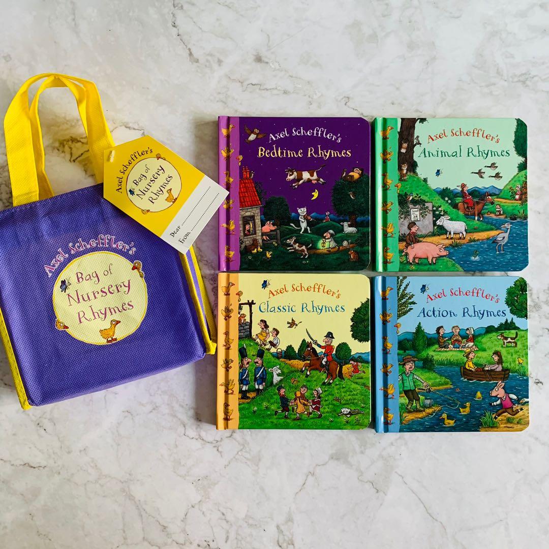 Axel Scheffler’s Bag of Nursery Rhymes (4 books), Hobbies & Toys, Books ...