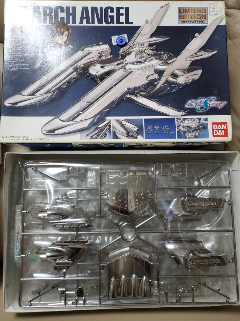 Bandai EX model Arch angel 電鍍, Mobile Ship Argama, 興趣及遊戲, 玩具 & 遊戲類 ...