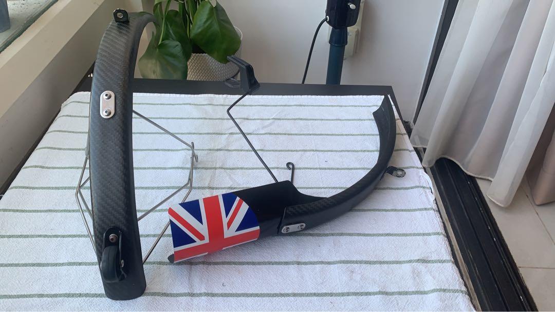 Brompton Carbon fender set, Sports Equipment, Bicycles & Parts, Parts ...