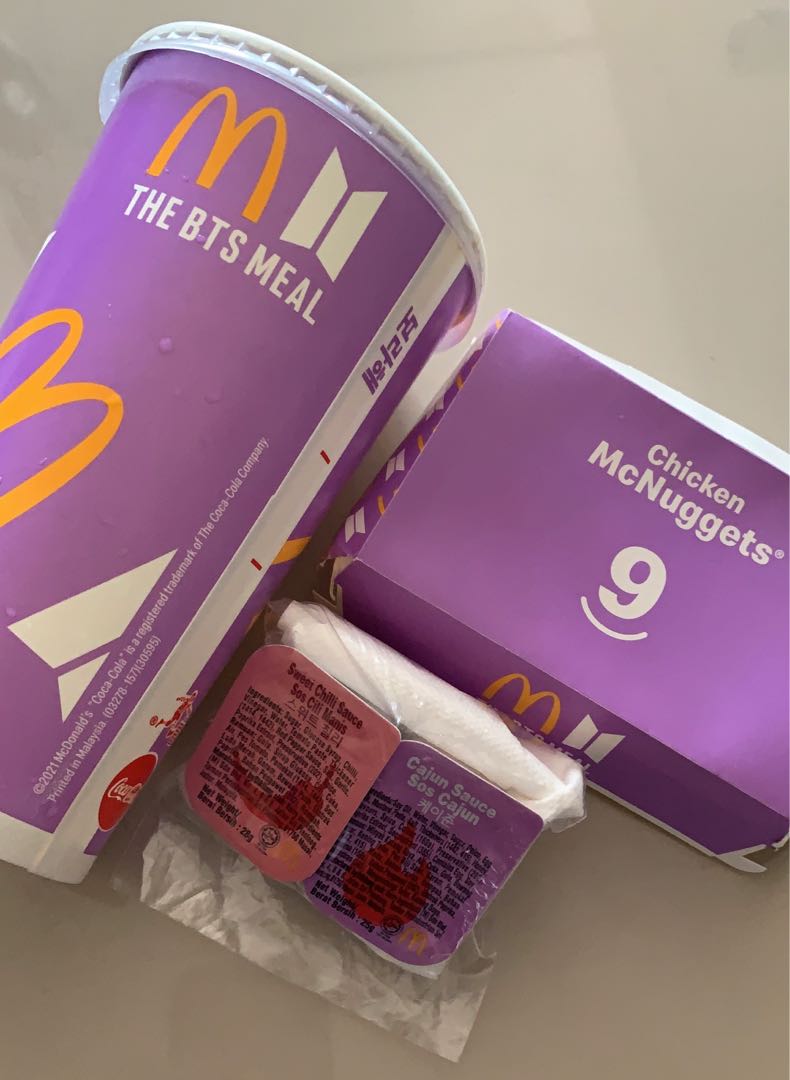 BTS McDonald’s Packaging, Food & Drinks, Packaged & Instant Food on ...