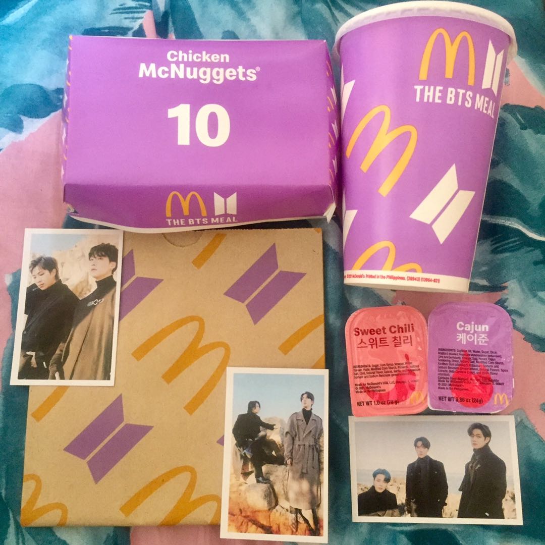BTS Meal Packaging with FREE BTS Photocards, Hobbies & Toys ...
