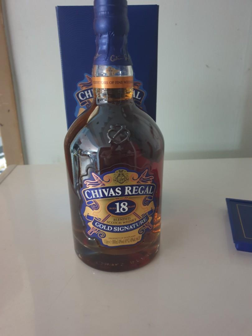 Chivas 18, Food & Drinks, Alcoholic Beverages on Carousell