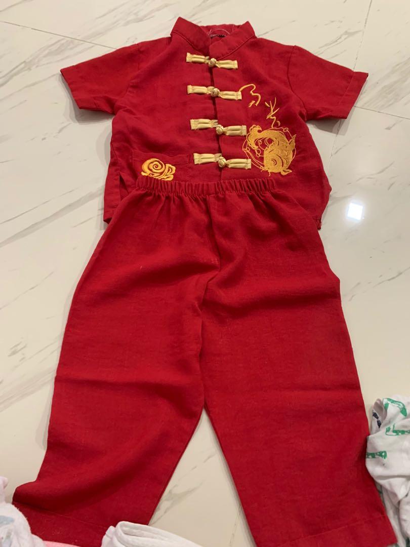 Cny clothes, Babies & Kids, Babies & Kids Fashion on Carousell