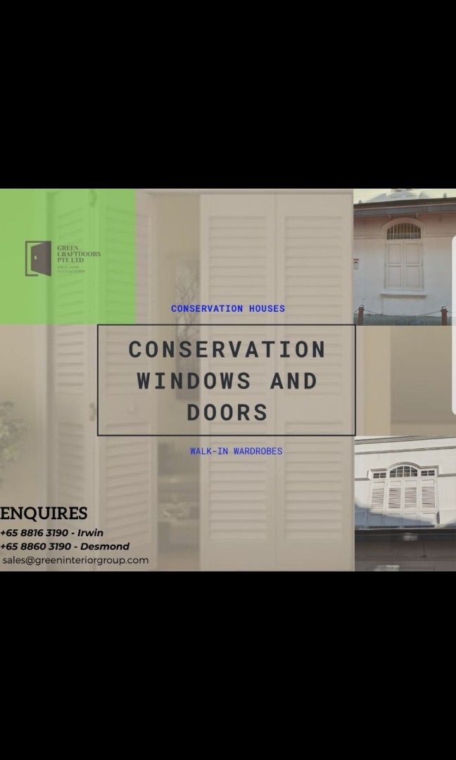 Conservation windows and doors, Announcements on Carousell