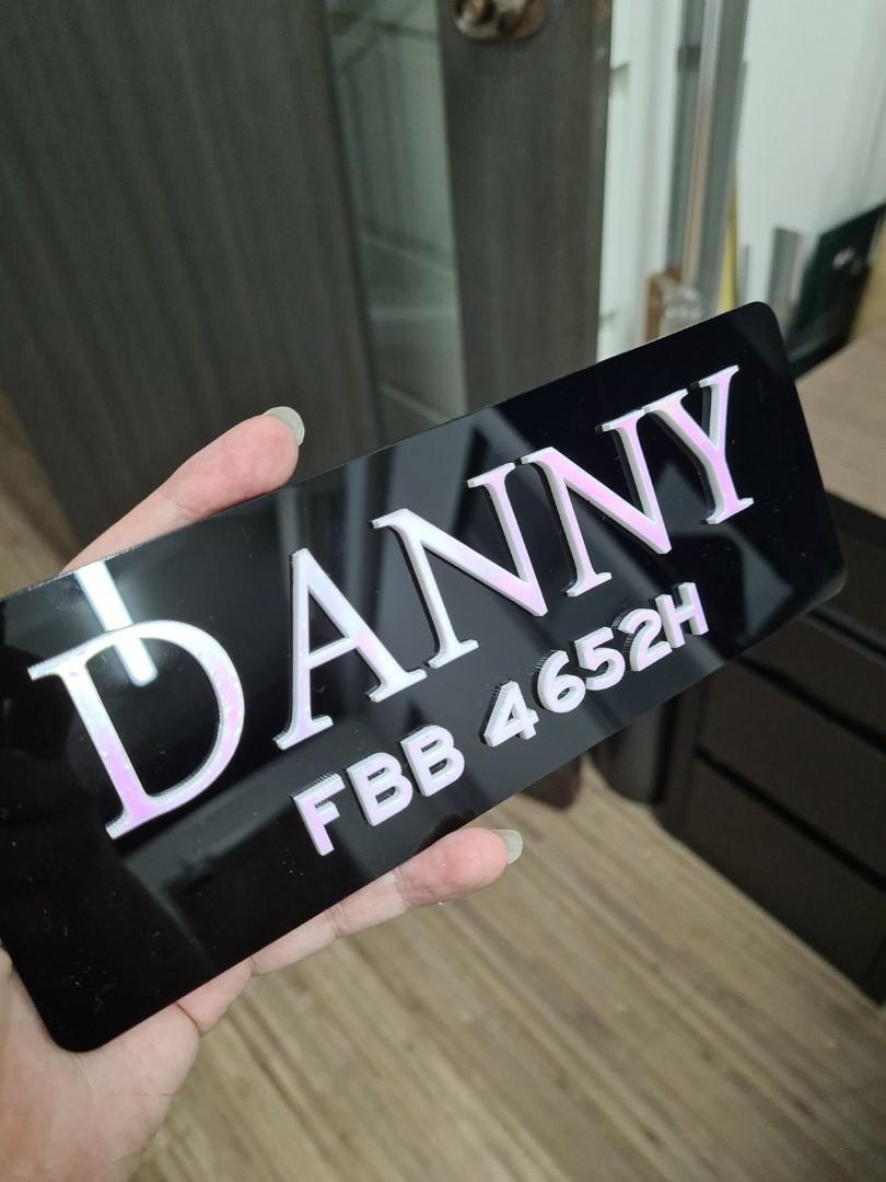 Creative unit number plate, Hobbies & Toys, Stationery & Craft ...