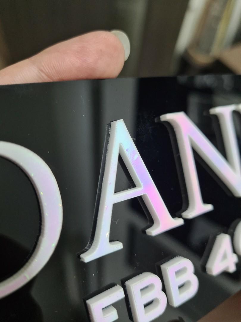 Creative unit number plate, Hobbies & Toys, Stationery & Craft ...