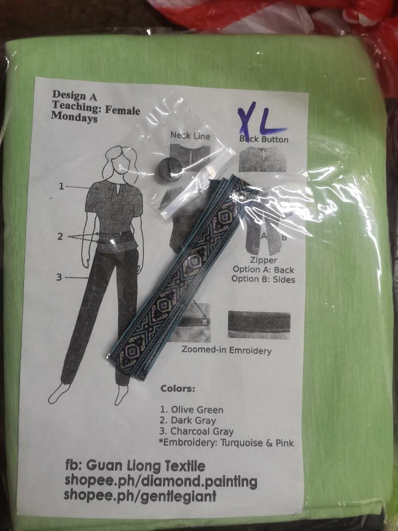 Deped uniform for Monday 2021 2022 2023 school year J-Linen fabric ...