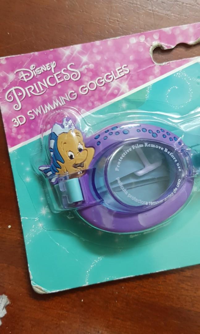 #TerlebihBeli Disney Ariel 3D Swimming Goggles, Babies & Kids, Babies ...