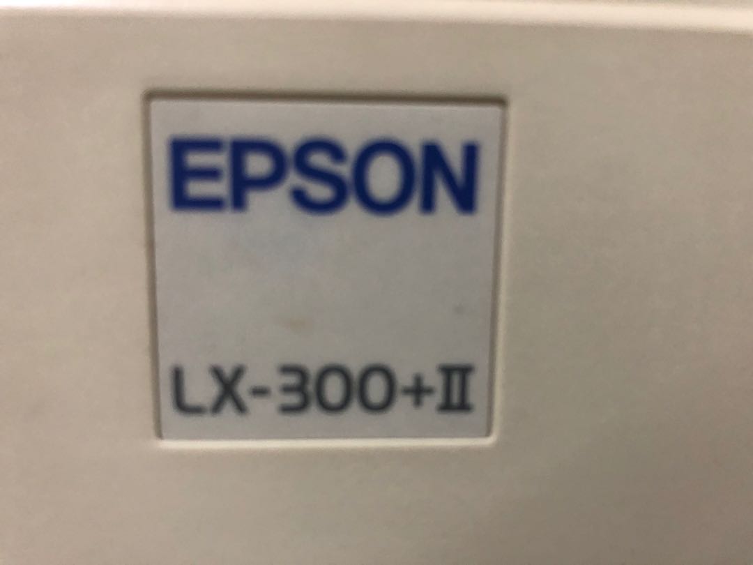 Epson LX-300 + II Dot Matrix Printer, Computers & Tech, Printers ...