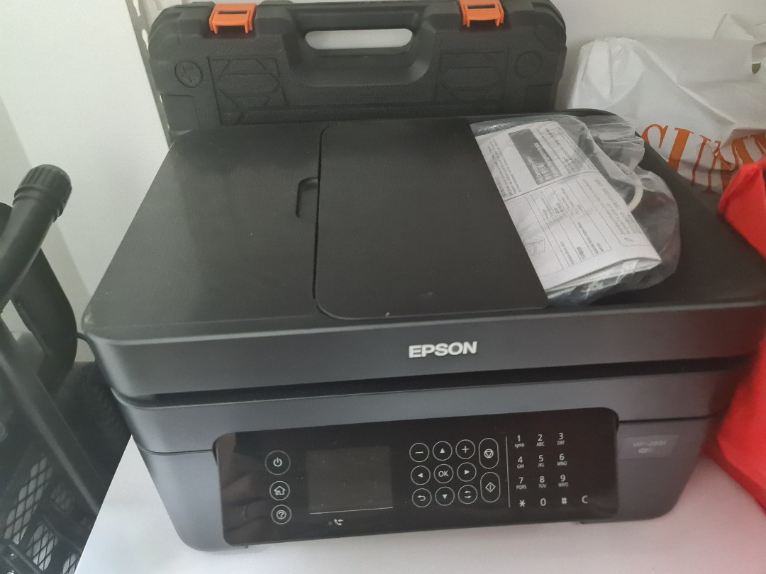 Epson Wf 2851 printer with ink cartridge, Computers & Tech, Printers ...