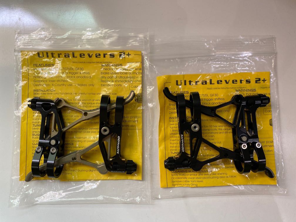 Extralite brake levers UltraLevers 2+, Sports Equipment, Bicycles ...