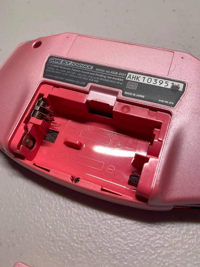 Gameboy Advance Hello Kitty Limited Edition GBA, Video Gaming, Video ...