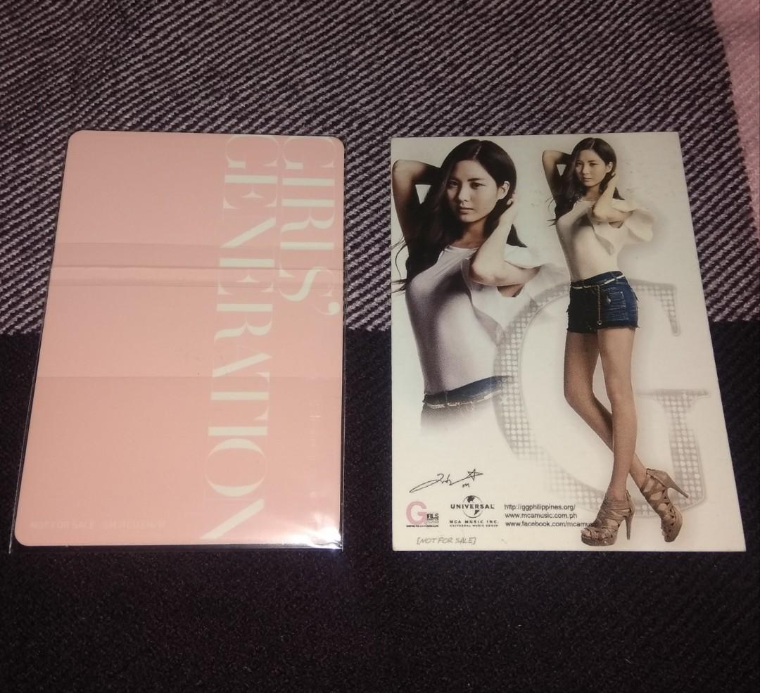 Girls' Generation Authentic Signed Gee Photocard (Korean Press ...
