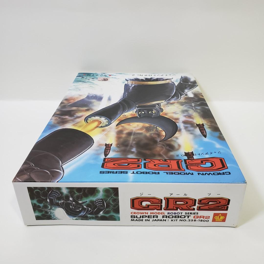 鐵甲人 GR2 舊版 上鏈步行 組合模型 Crown Model 皇冠logo 80年代日本製 舊模 橫山光輝 經典 懷舊 童年回憶 [爆玩具 ...