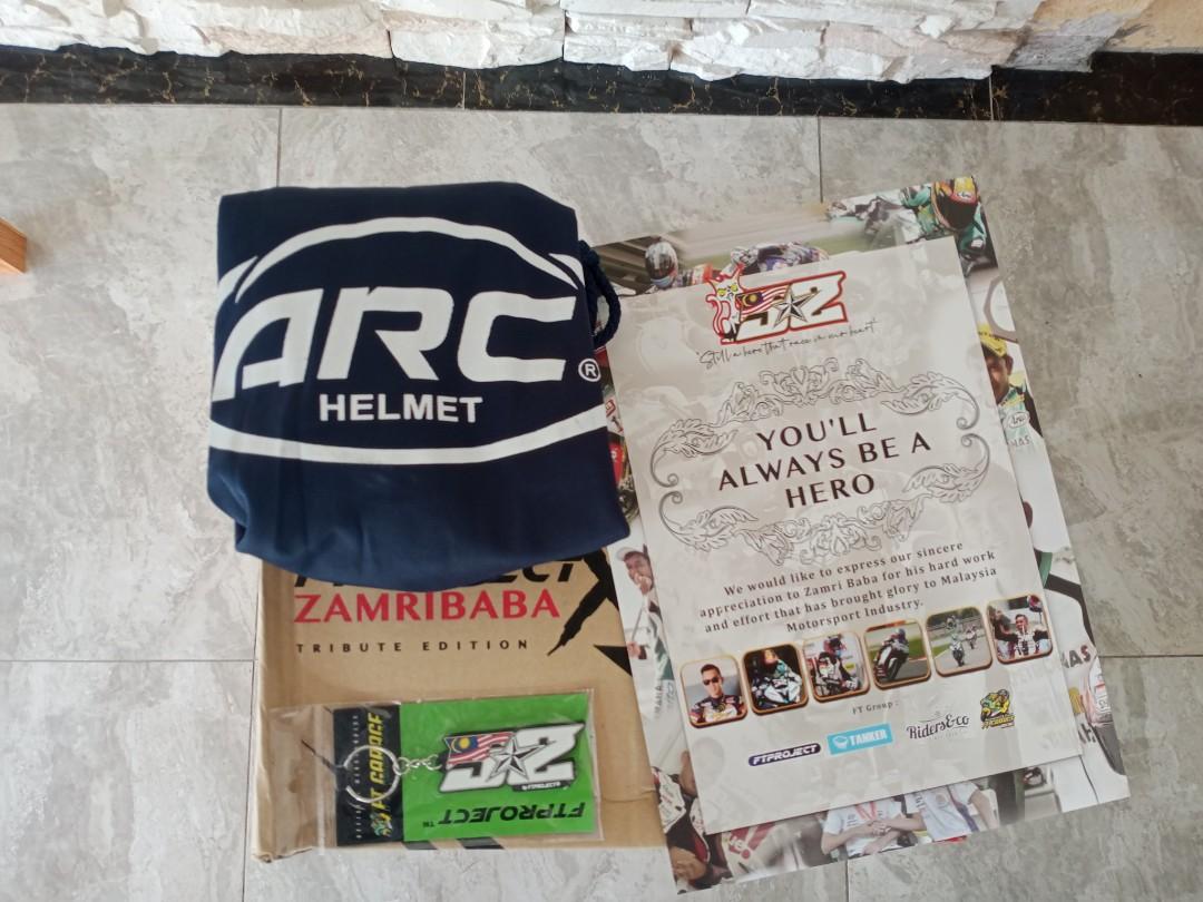 HELMET ARC RITZ ZAMRI BABA, Auto Accessories on Carousell