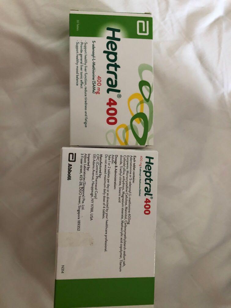 Heptral 400, Health & Nutrition, Health Supplements, Vitamins ...