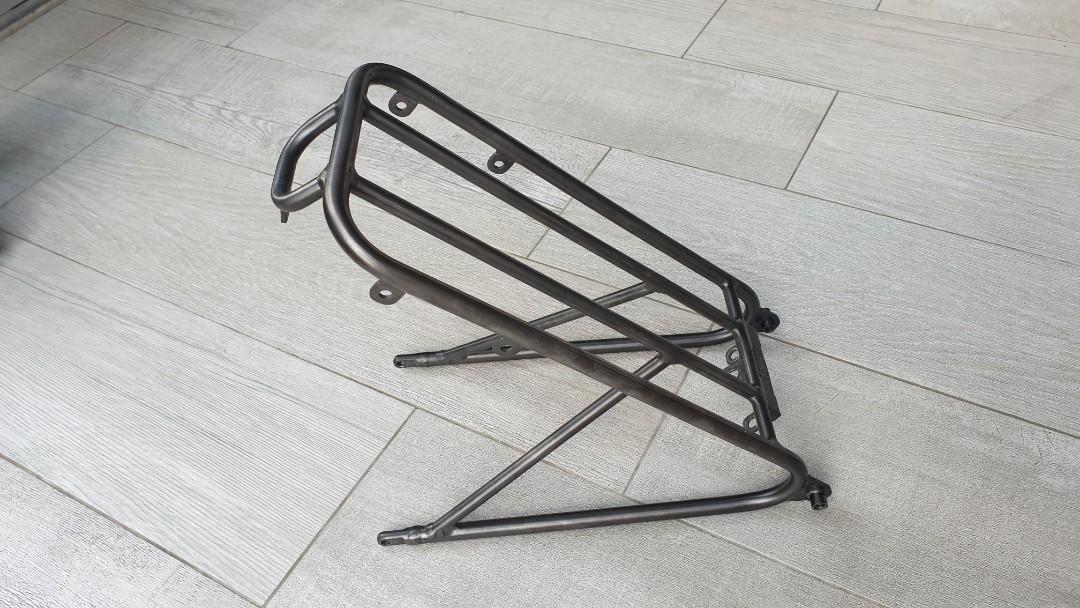 H&H Brompton Titanium Rear Rack. (Black), Sports Equipment, Bicycles ...