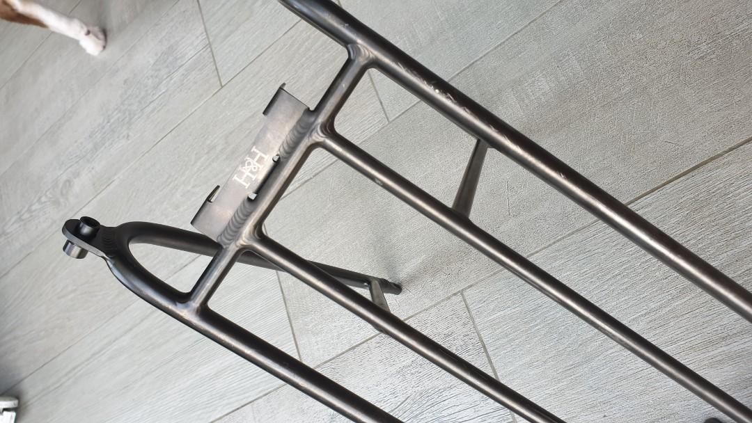 H&H Brompton Titanium Rear Rack. (Black), Sports Equipment, Bicycles ...