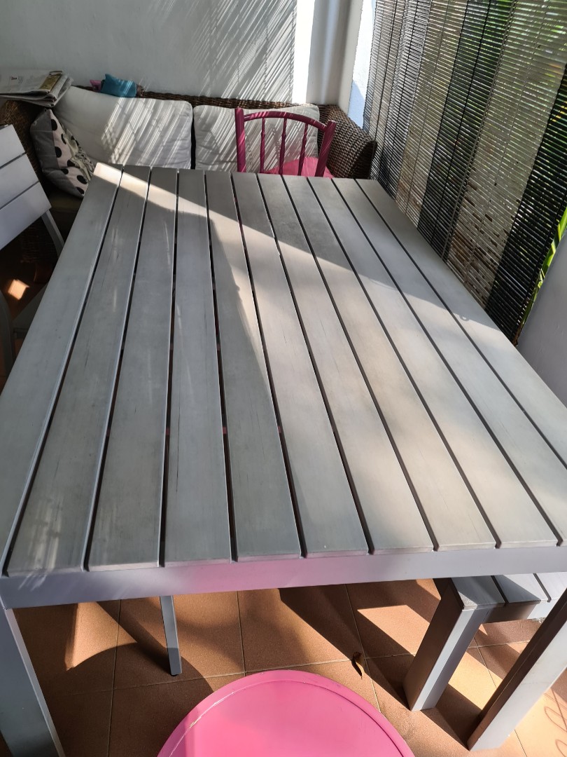 IKEA outdoor table, Furniture & Home Living, Outdoor Furniture on Carousell