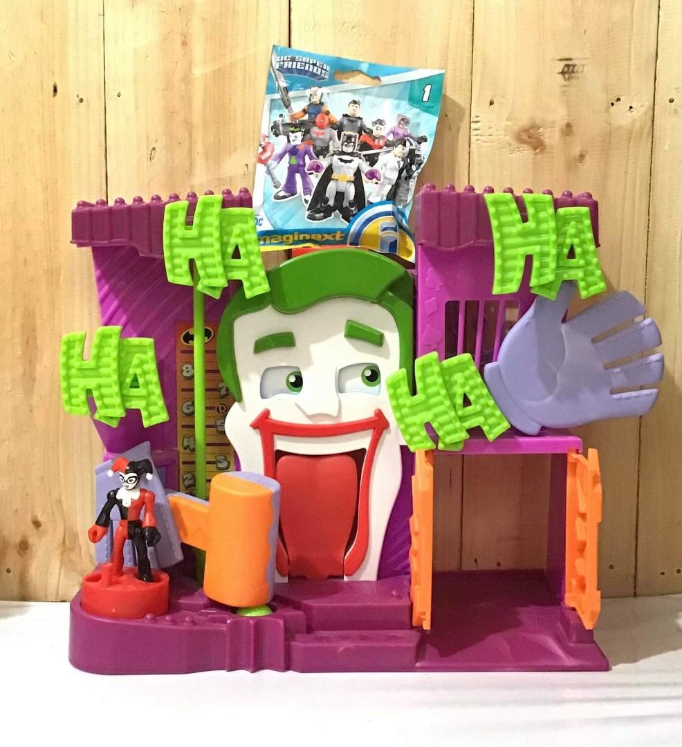 Imaginext DC Super Friends Joker's Fun House with Joker Blind Bag ...