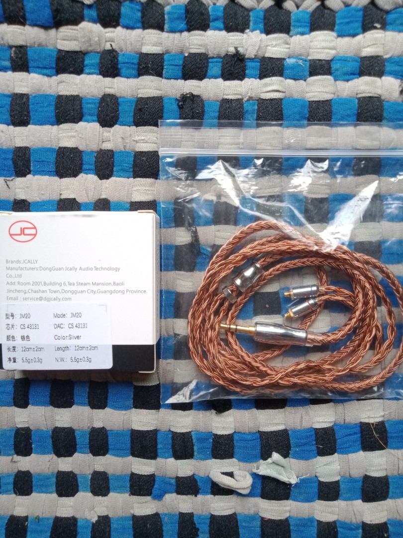 Jcally JM20 Usb-C Dac/amp dongle + Yinyoo cable fiio sony shure ibasso ...