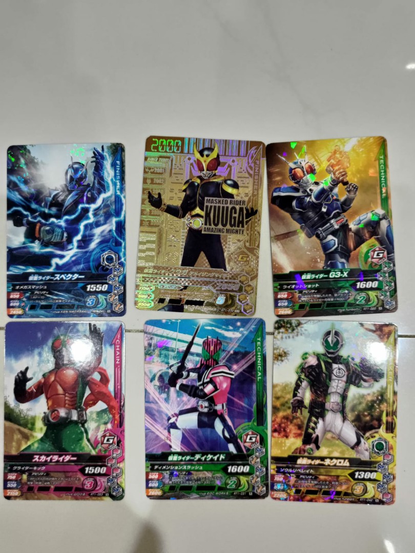 Kamen Rider card game collection, Hobbies & Toys, Toys & Games on Carousell