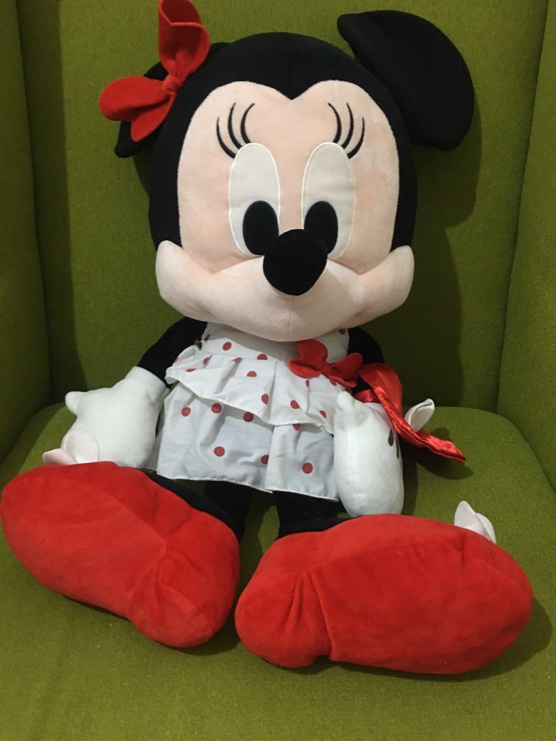LARGE MINI MOUSE STUFFED TOY, Hobbies & Toys, Toys & Games on Carousell