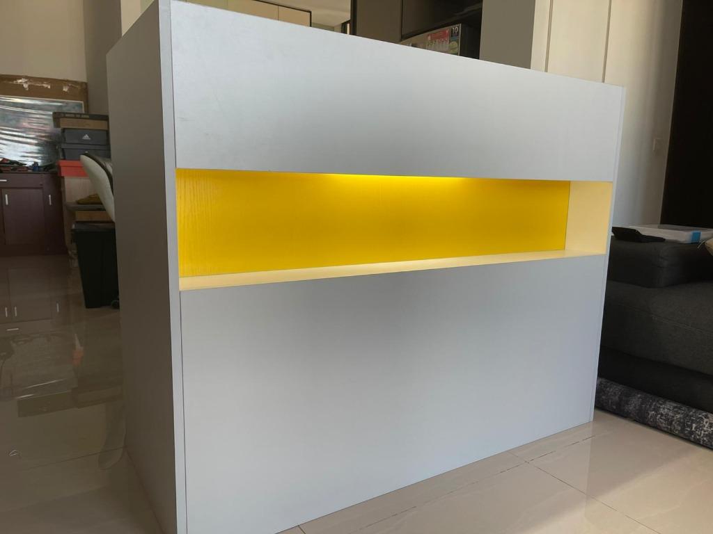 Led Cashier counter table, Furniture & Home Living, Furniture, Other ...