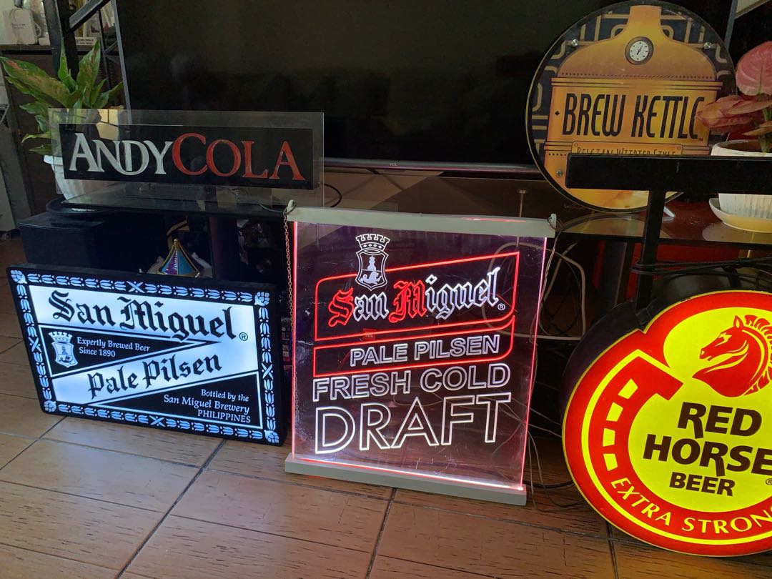 Lighted Bar Signages, Furniture & Home Living, Home Decor, Wall Decor ...