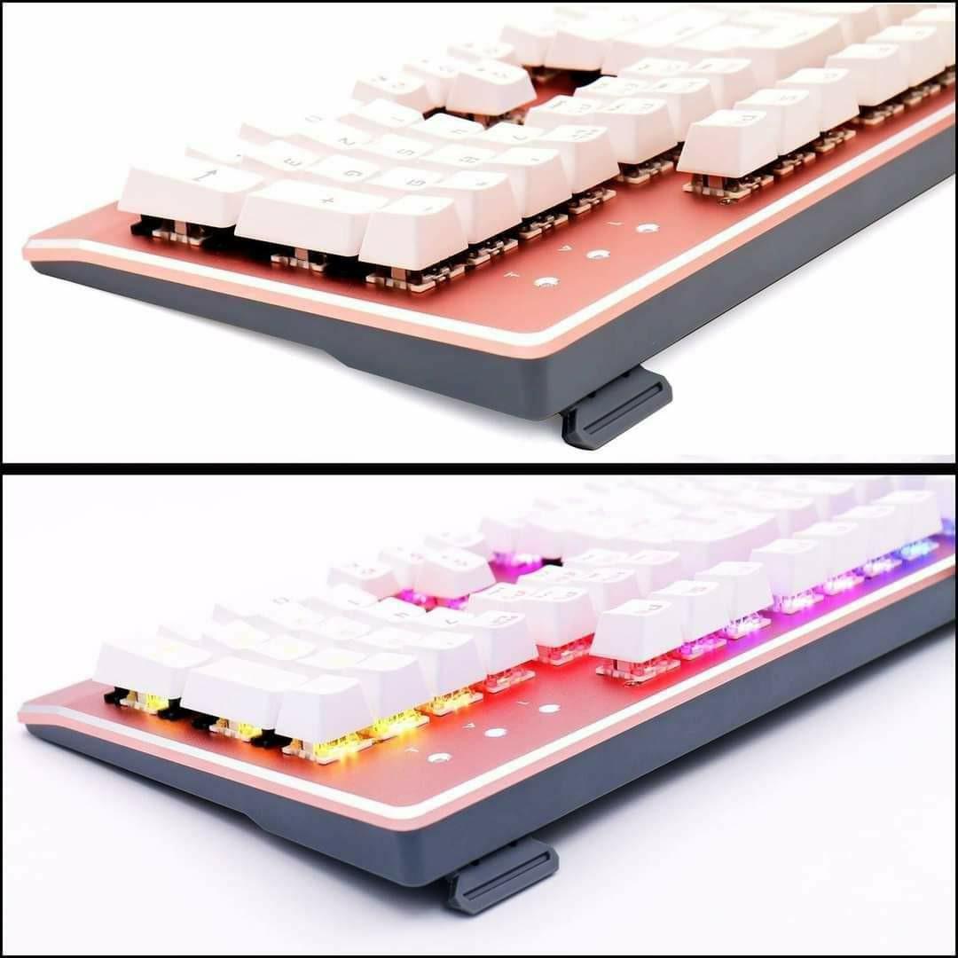 LUXON Mechanical Keyboard, Luxon Fully RGB Backlit Gaming Keyboard ...