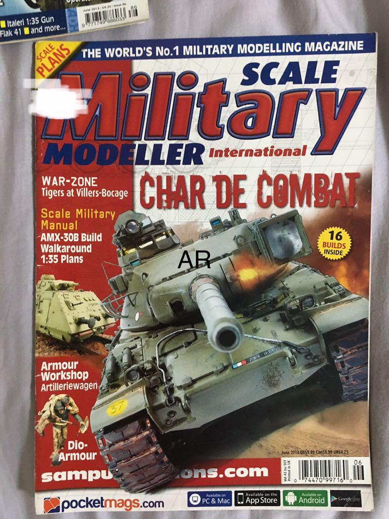 Magazine Majalah model scale military modeller, Hobbies & Toys, Books ...