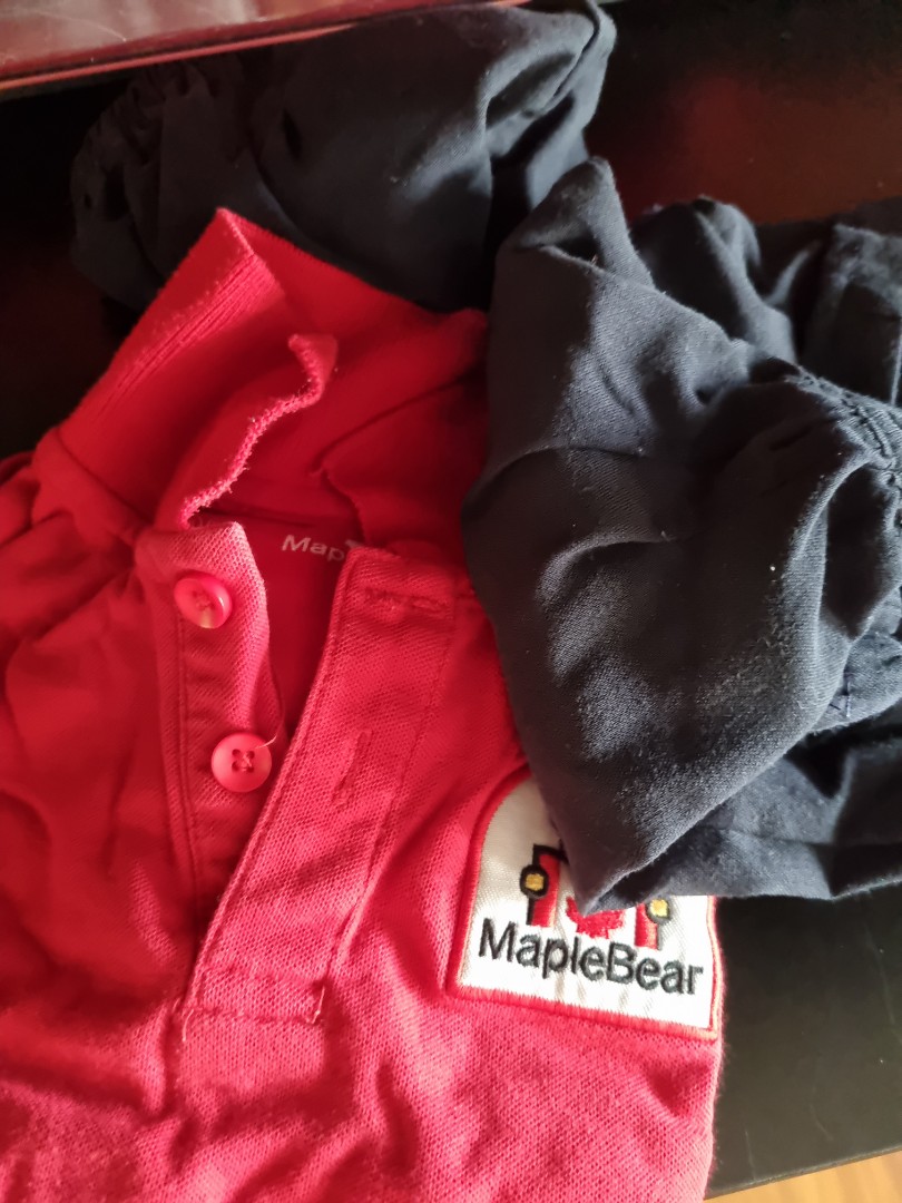 Maple bear uniform xs, Babies & Kids, Babies & Kids Fashion on Carousell