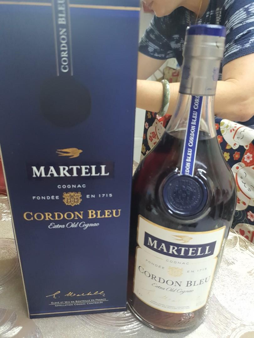Martell Gordon Bleu (Extra Old Cognac) 1L, Food & Drinks, Alcoholic ...