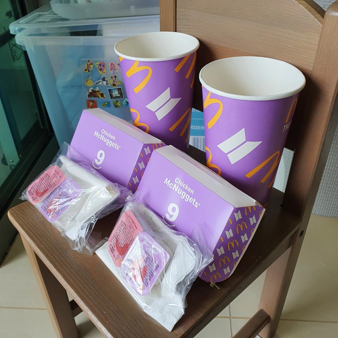 McDonald's BTS Full Meal Packaging, Hobbies & Toys, Memorabilia ...