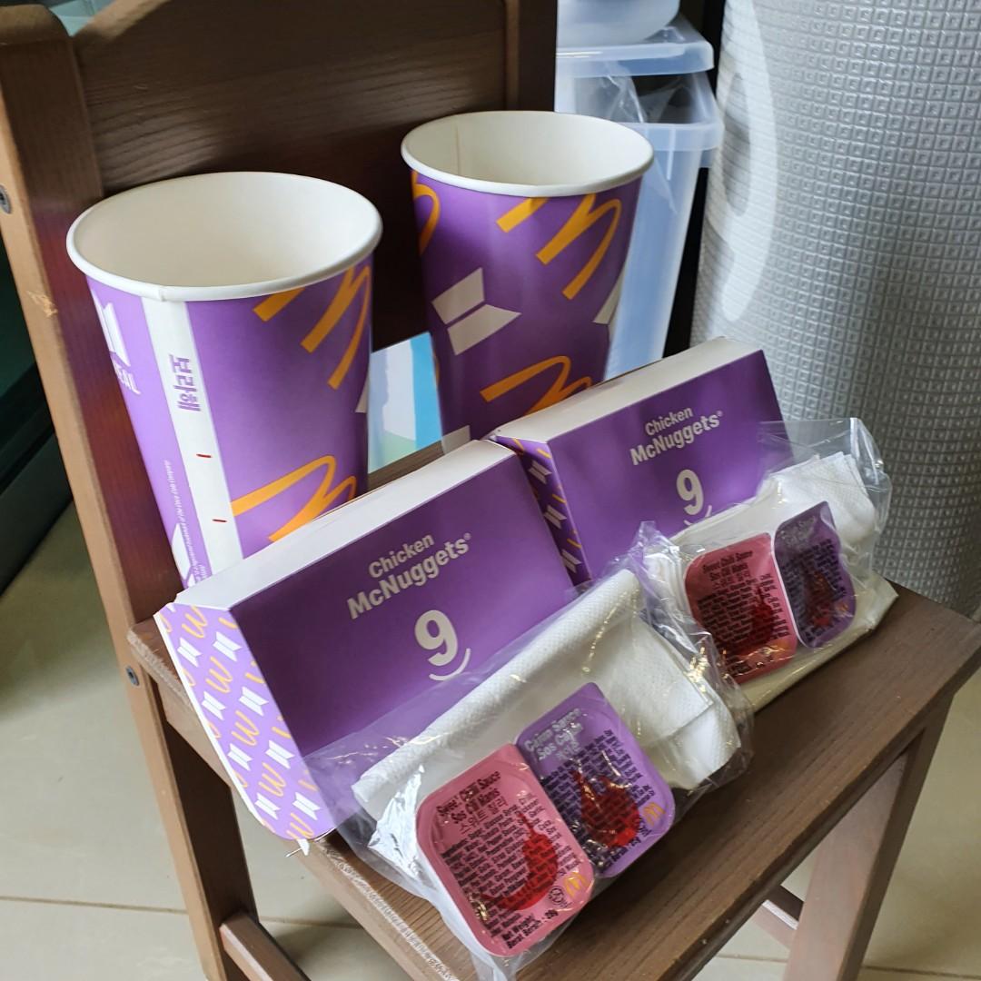 McDonald's BTS Full Meal Packaging, Hobbies & Toys, Memorabilia ...