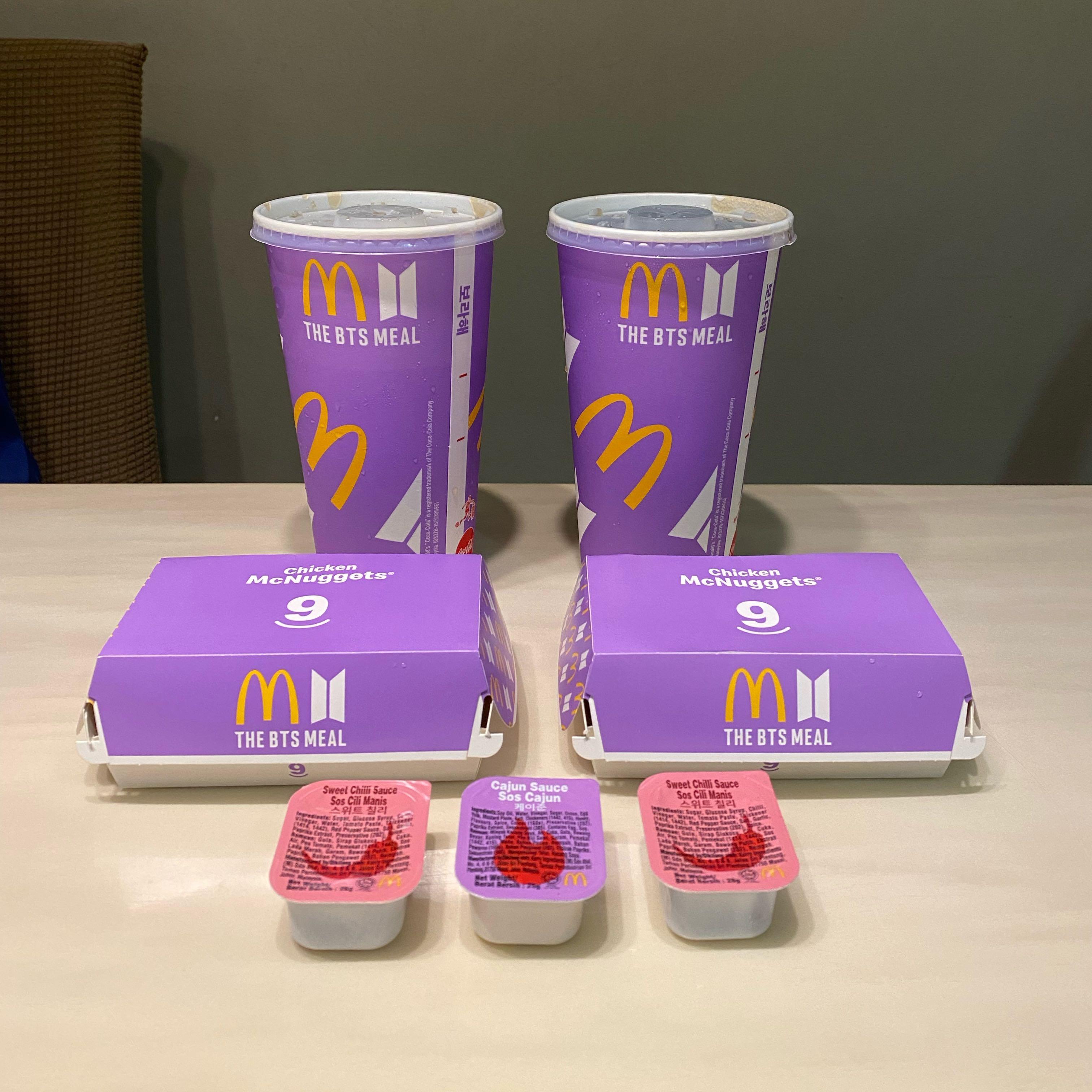 McDonald's BTS Meal Packaging, Food & Drinks, Packaged & Instant Food ...