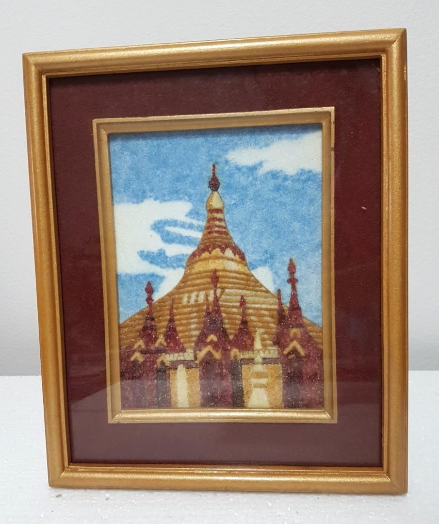 Myanmar Pagoda Frame, Furniture & Home Living, Home Decor, Frames ...