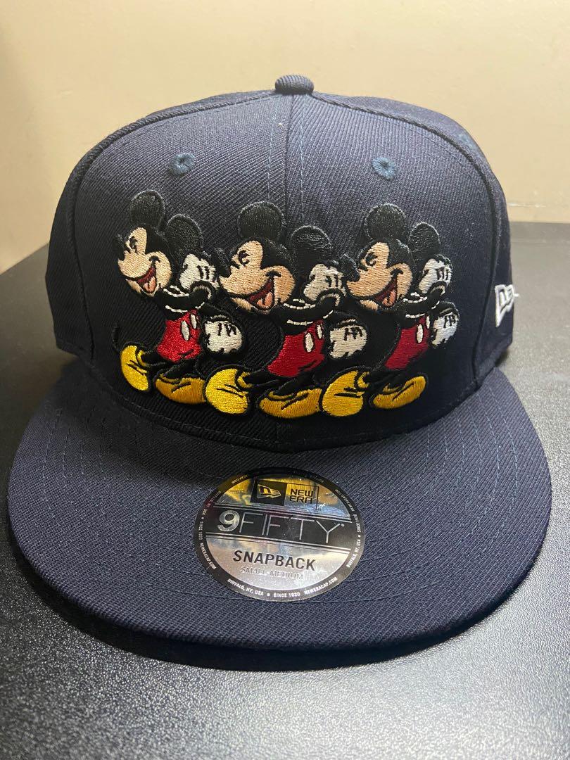 New Era x Mickey Mouse Cap, 男裝, 手錶及配件, 棒球帽、帽 - Carousell