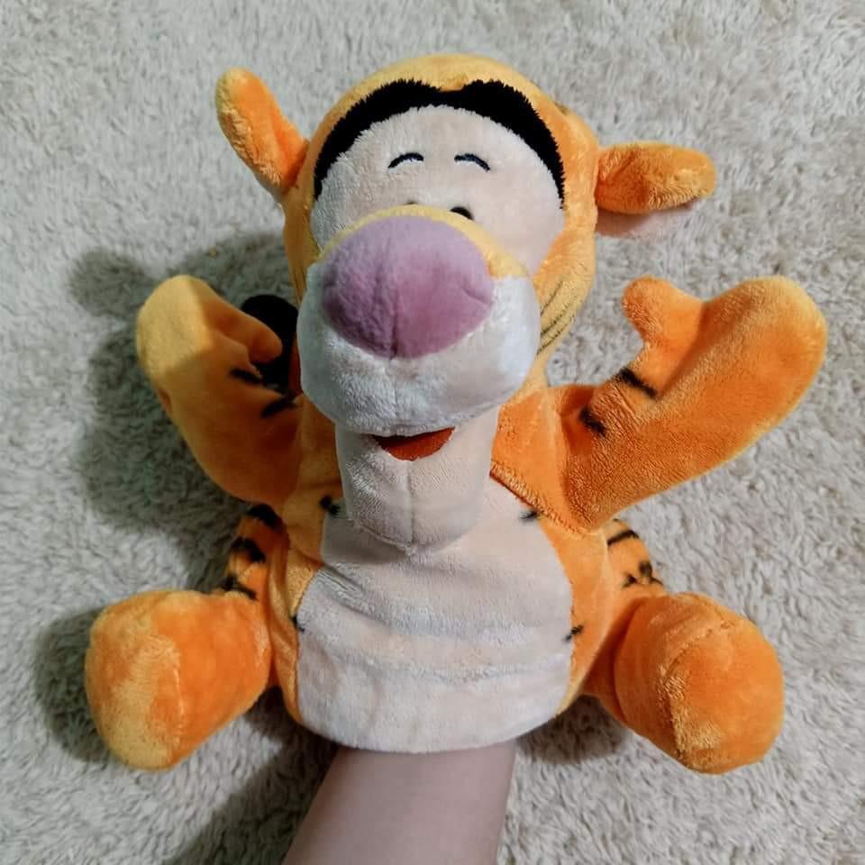 ORIGINAL DISNEY TIGGER HAND PUPPET (11 inches), Hobbies & Toys, Toys ...