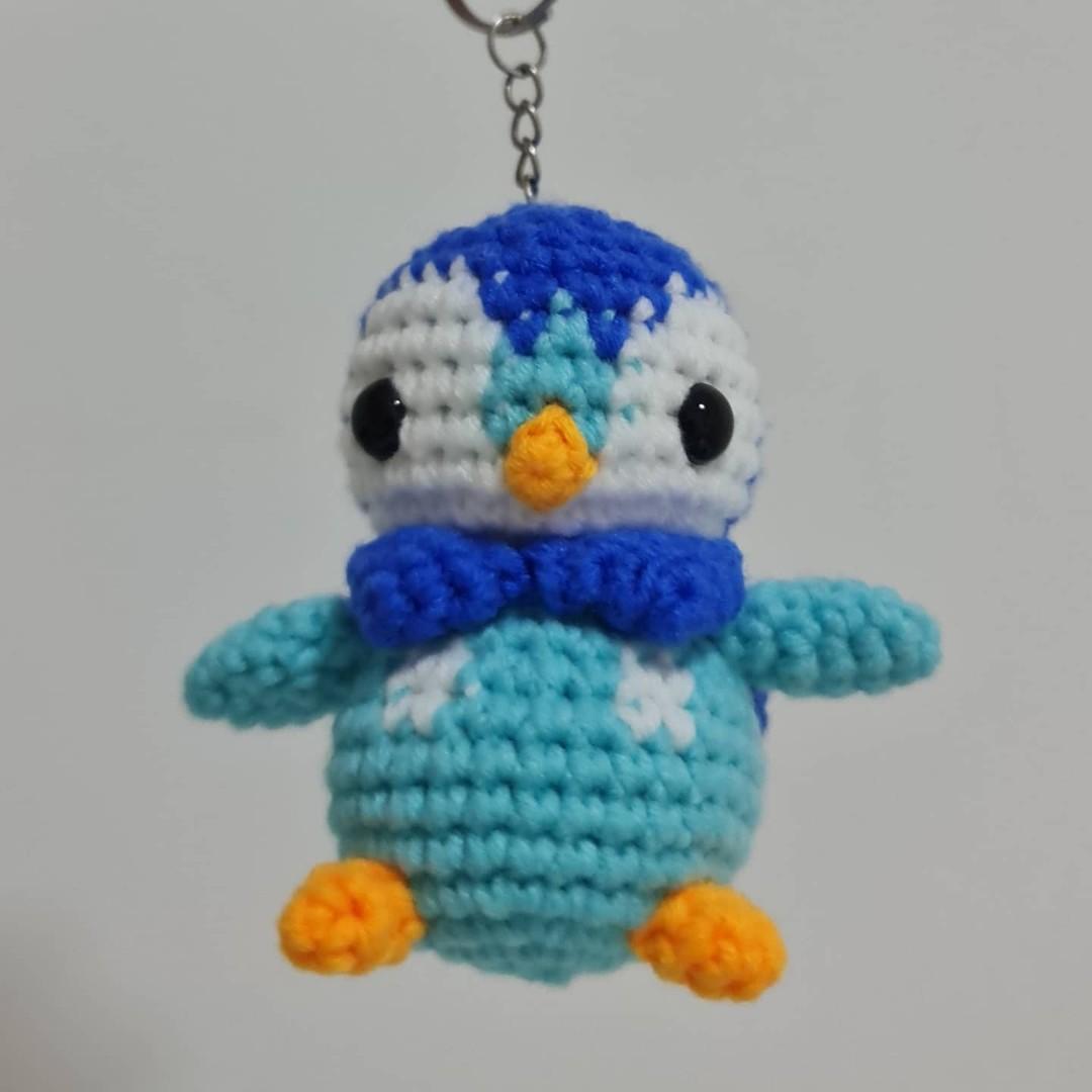 Piplup Amigurumi Keychain, Hobbies & Toys, Toys & Games on Carousell