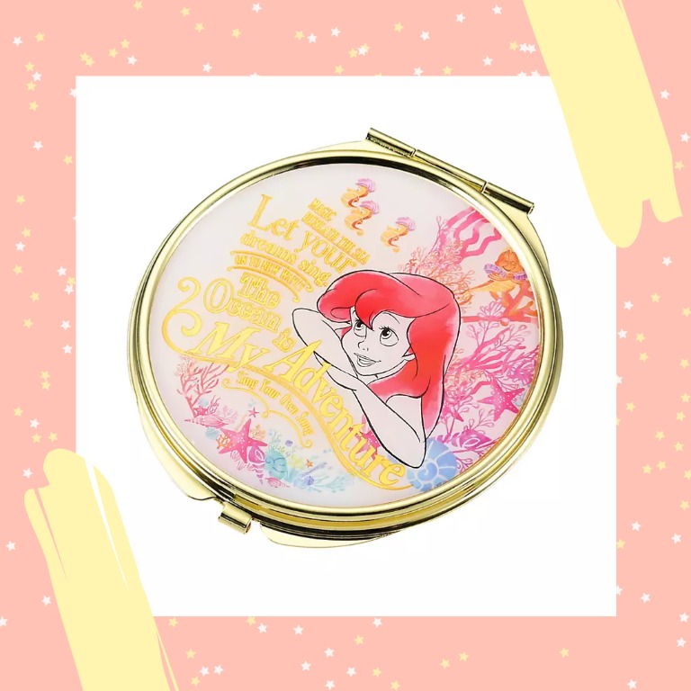 (PO) Authentic Japan Disney Ariel The Little Mermaid Compact Mirror ...