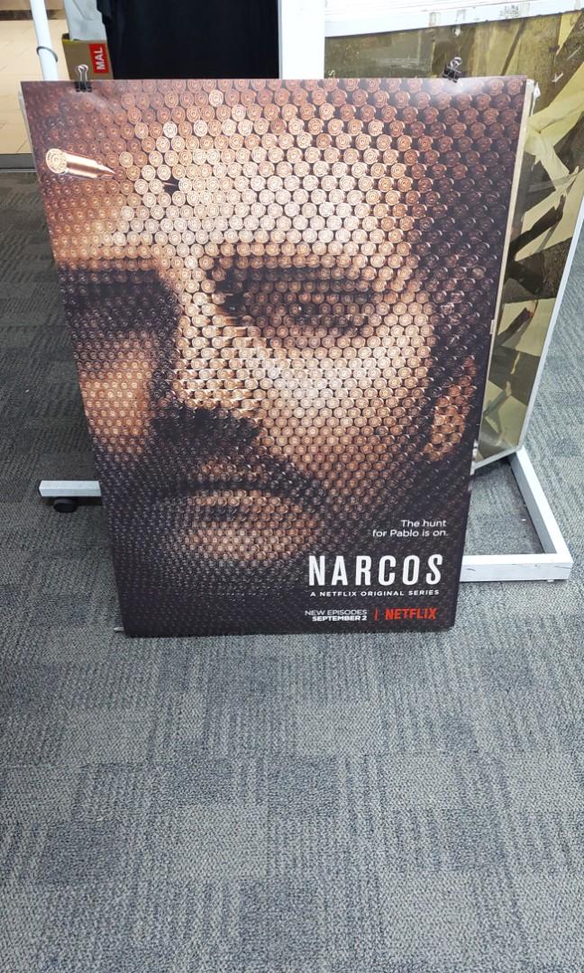 POSTER TV SERIES NARCOS PABLO ESCOBAR, Furniture & Home Living, Home ...