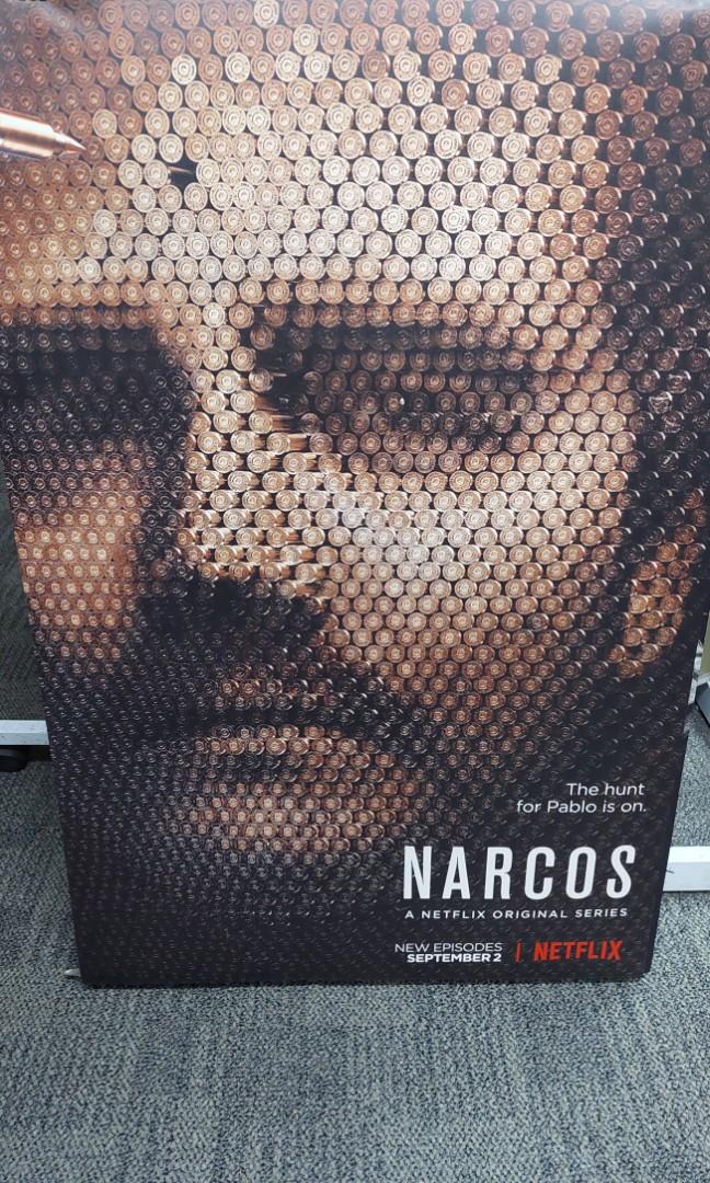 POSTER TV SERIES NARCOS PABLO ESCOBAR, Furniture & Home Living, Home ...