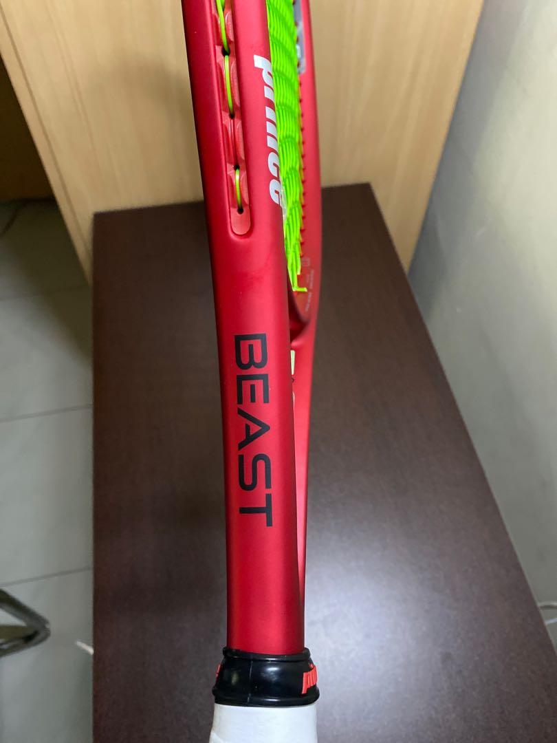 New Prince Beast 100 Tennis Racket, Sports Equipment, Sports & Games ...